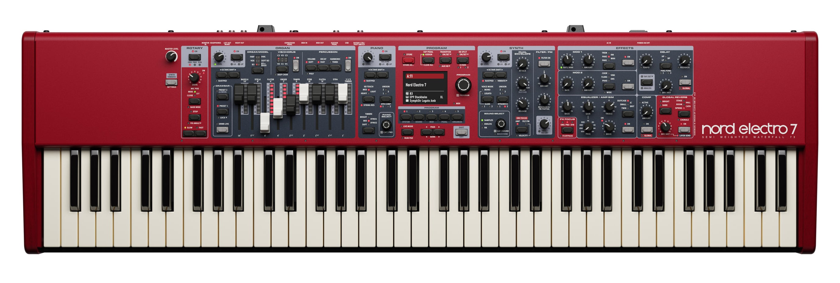 Nord Electro 7 73 with Semi Weighted Waterfall Keys PRE ORDER – Maar’s ...